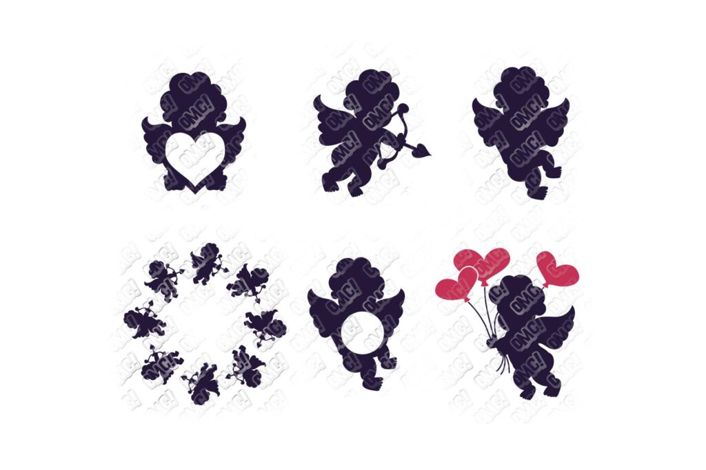 Cupid SVG in SVG/DXF/EPS/JPG/PNG • OhMyCuttables